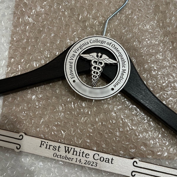 White Coat Hanger, Medical Student Gift, New Doctor Gift, Medical ...