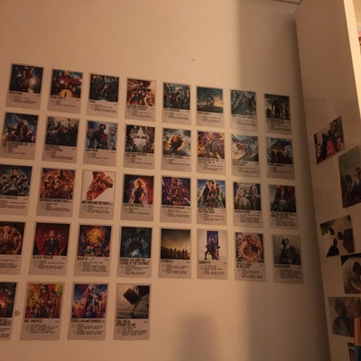 Marvel MCU Mini Poster Prints, Movies and TV Shows 6x4inch, physical ...
