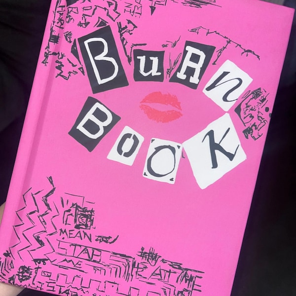 Custom Personalized Mean Girls, Burn Book, Regina George, Cady Heron ...