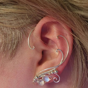 Pair of Elf Ear Cuffs Sea Waves Mermaid Elven Fairy Ears - Etsy