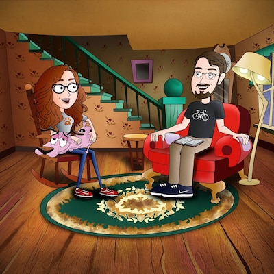 Portrait in Cartoon Style Cartoon Family Portrait - Etsy