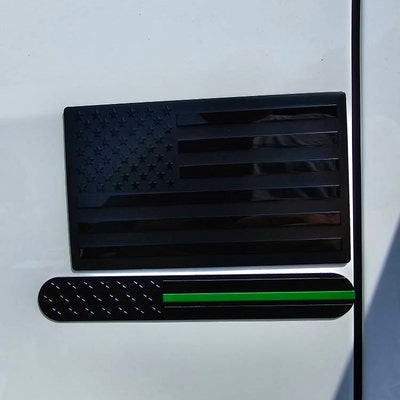 USA Black Metal Flag Emblem for Cars, Trucks 2x 3 1/4 1pcs - Etsy