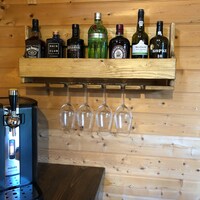 Rustic Drinks Rack, Wine, Vodka, Gin, Prosecco, Champagne, Drinks ...