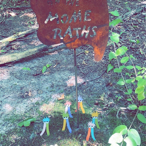 Mome Raths Plant and Garden Stake (set of 6) Alice in Wonderland - Free ...