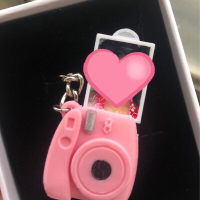 Mini Camera Keychain and Your Own Personalized Photo. Camera - Etsy