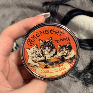 Gypsy Art Deco Moon Compact Mirror Flapper 1920's Jazz | Etsy