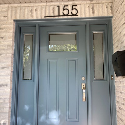 6 Inch Metal House Numbers Address Sign Numbers Modern - Etsy Canada