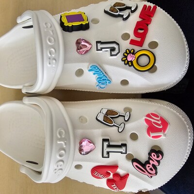 Croc Charms Shoe Clog Accessories Pin Badge Summer Spring Holiday Blue ...