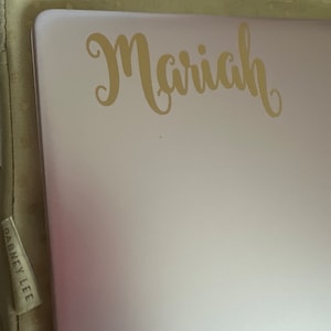 Laptop Stickers Laptop Decal Computer Decal Name Laptop Decal Laptop ...