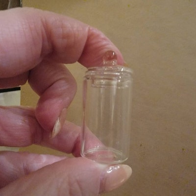 Miniature Glass Vase Mini Glass Color Flask Bottles Miniature - Etsy
