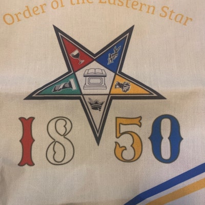 Order of the Eastern Star T-shirt OES Aop Tee 1850 Star Logo - Etsy