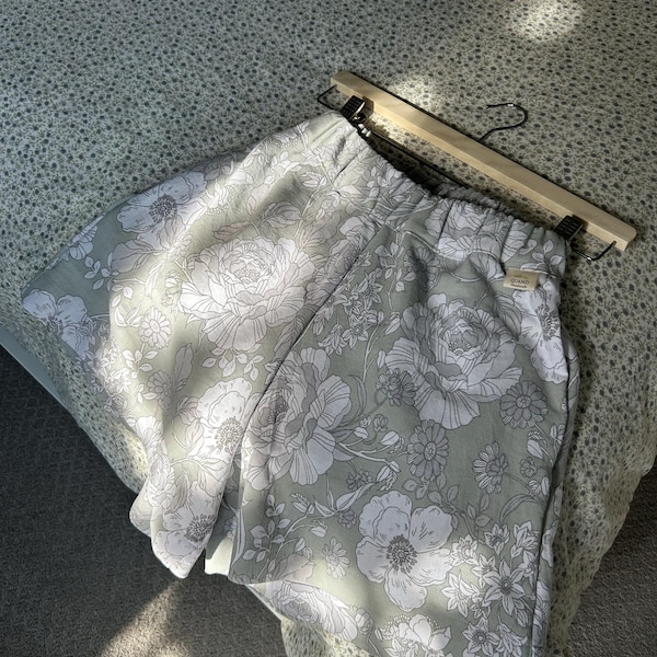 Easy Shorts Pattern, Wide Leg Shorts Pattern, Women's Shorts Sewing ...