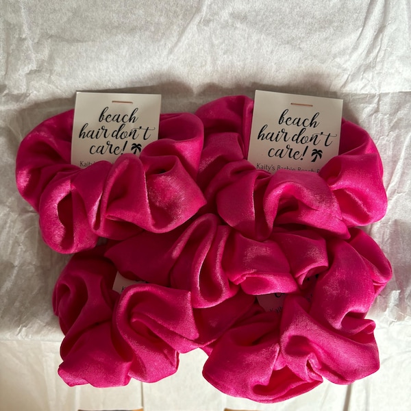 Printable Sleepover Favor Tag for Hair Scrunchies, Personalized ...