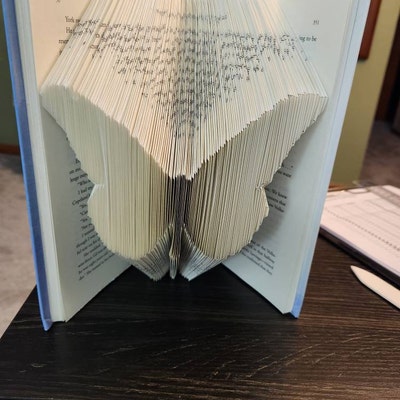 Origami Book Folding Pattern DIY Family 350 Folds-book Art Free Heart ...