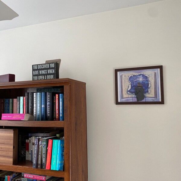 Mini Stickers Sunrise Fantasy Painting Sticker Bookish Artwork Booktok ...