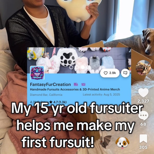 Feline Canine Furry Head Base Fursuit 3D Print (kemono Series K9 ...