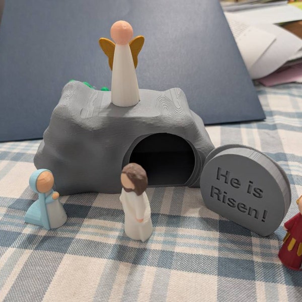 Easter Resurrection Set-double Sided (3D Printed) - Etsy
