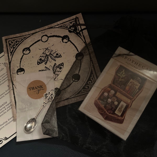 Apothecary Reference Cards ~ Herbal Index Flash Cards ~ Medicinal Herbarium ~ Wicca Witchcraft ...