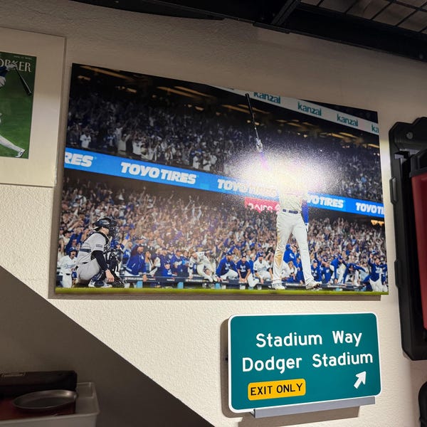 Custom Welcome to Dodger Stadium Sign - Etsy