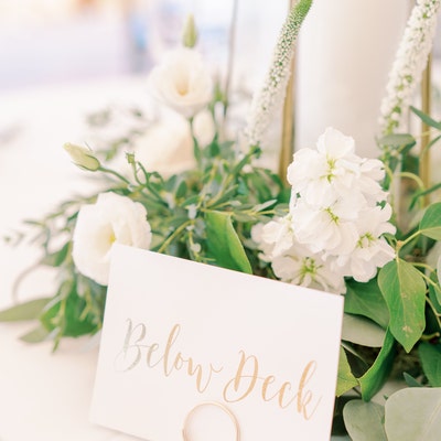 Custom Table Name Cards, Gold Foil Table Name, Gold Table Cards - Etsy