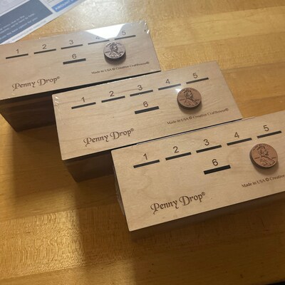 Penny Drop Game Size Medium Personalizable Fun Family Game for All Ages ...