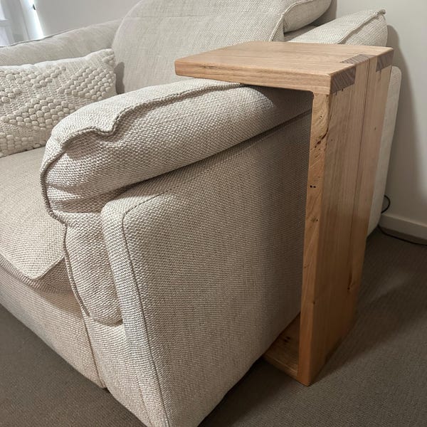 Side Table for Couch Arm Table for Sofa Arm Chair Arm Rest Table ...