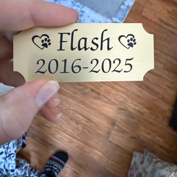 Engraved ~ EMPLOYEES ONLY ~ 3x5 Door Sign | Brushed Gold Name Plate ...