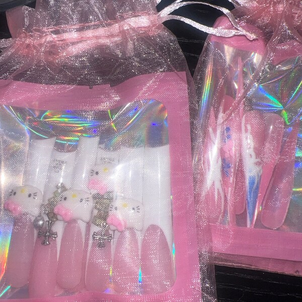 Simple Brat French Acrylic Duck Press Ons nails Only - Etsy