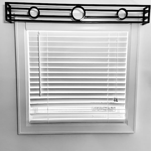 Metal Valance, Window Toppers, Window Cornice, Valance for Bedroom ...