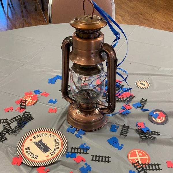 Train Confetti, Train Engine Confetti, Train Decor, Train Birthday ...