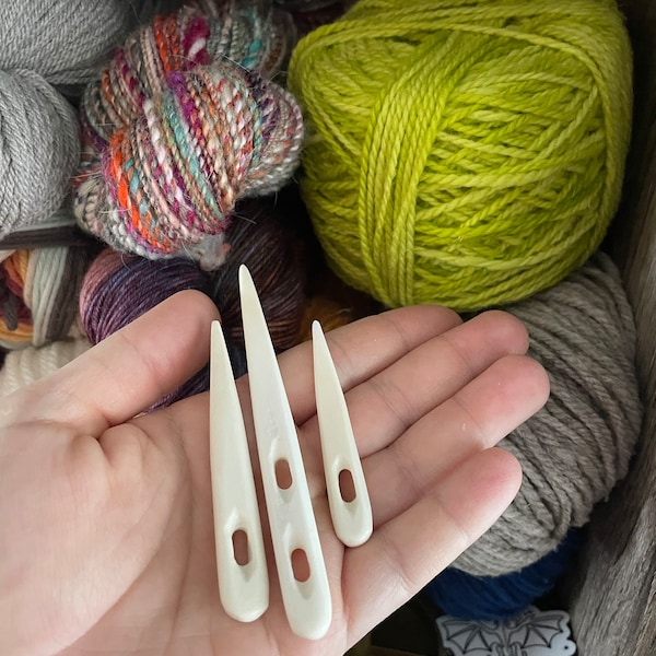 Three Bone Nalbinding Needles - Etsy