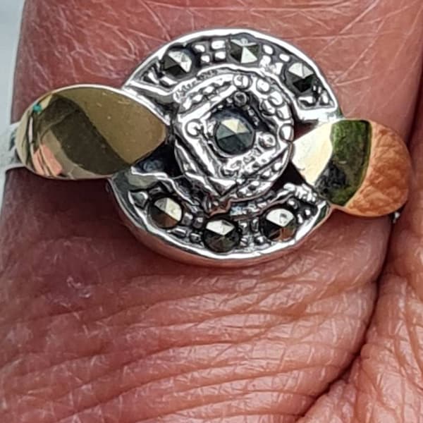 Century-old Vintage Ring, Gold Ring, Sterling Silver Ring Antique Ring ...