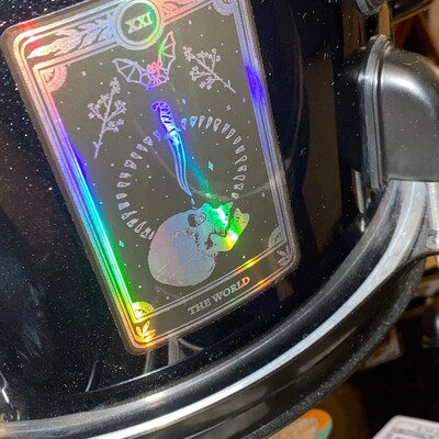 Celestial Sticker Pack, Marigold Tarot Holographic: the Star, the Moon ...