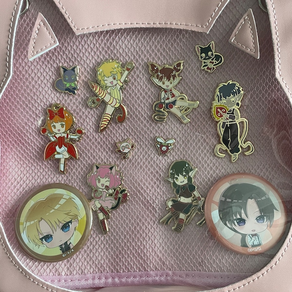 Tokyo Mew Mew Hard Enamel Pin - Ichigo Minto Retasu Purin Zakuro Ringo ...