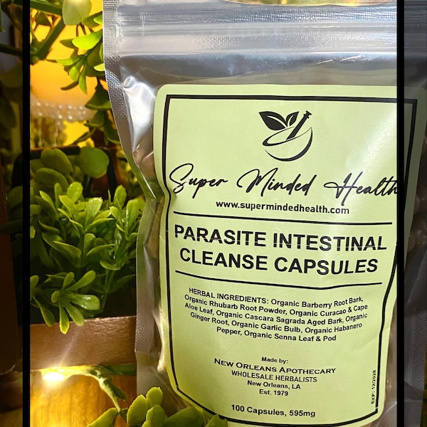 100-parasite Intestinal Cleanse(colon Cleanse Super Flush) All Organic ...