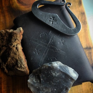 Forged Medieval Viking Pin, Fork. - Etsy