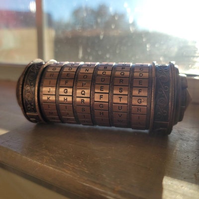 Cryptex Treasure Chest, Copper Finish - Etsy