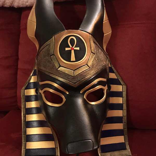 Made to Order Egyptian Jackal Anubis Leather Mask - Underworld ...