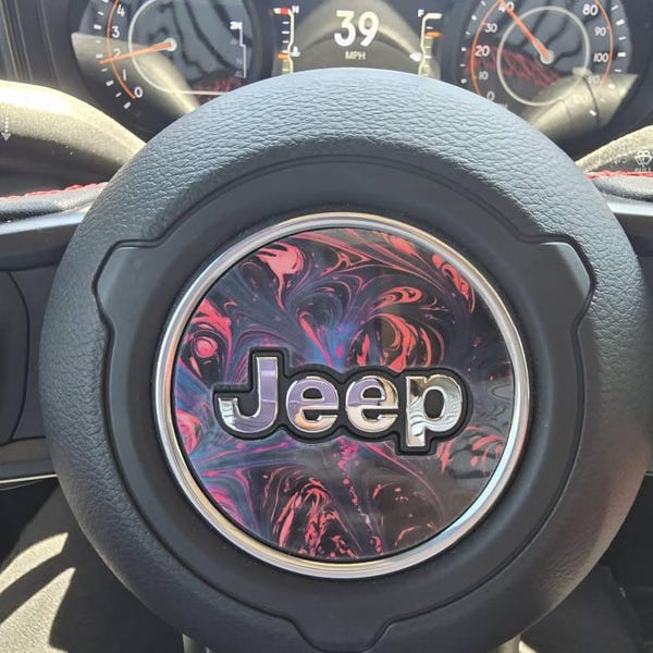 Honey Bee Steering Wheel Overlay Decal • Compatible With Jeep Models - Etsy