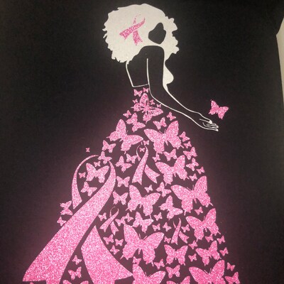 Survivor Svg, Pink Ribbon Svg, Queen Clipart African American Png Dxf ...