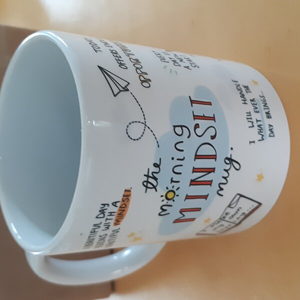 The Morning MINDSET Mug - Mental Health, Mindset, Law of Attraction ...