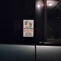 Special Needs Child Sticker Car Truck Window Vehicle Emergency Safety ...