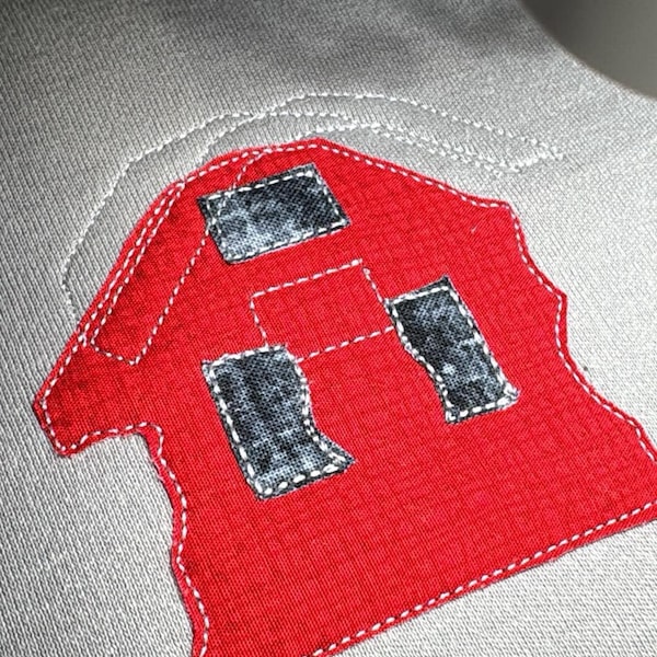 Barn Farm Animals Digital Machine Embroidery Applique Design 5 Sizes ...