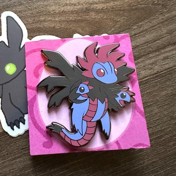 Pokemon X and Y Dragon Pins - Generation VI - Noivern - Goodra ...