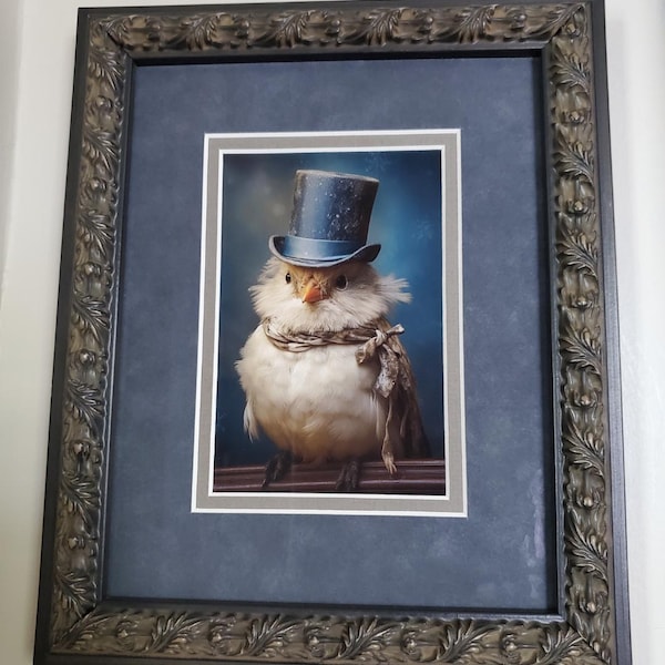 Victorian White Rabbit Painting, Emily Bunny Vintage Portrait ...