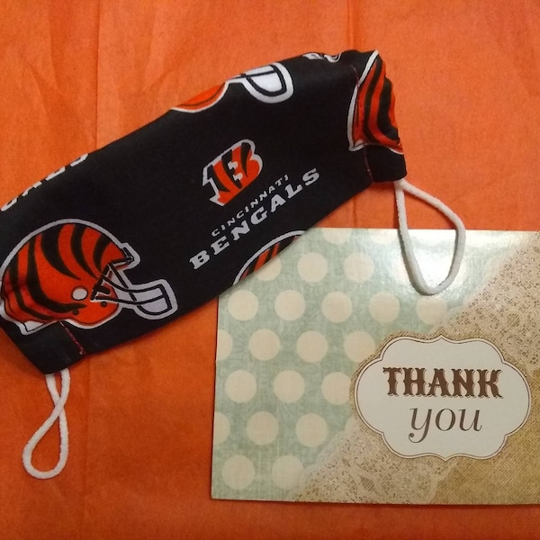 NFL Cincinnati Bengals All Over Football Cotton Fabric Priced by the ...