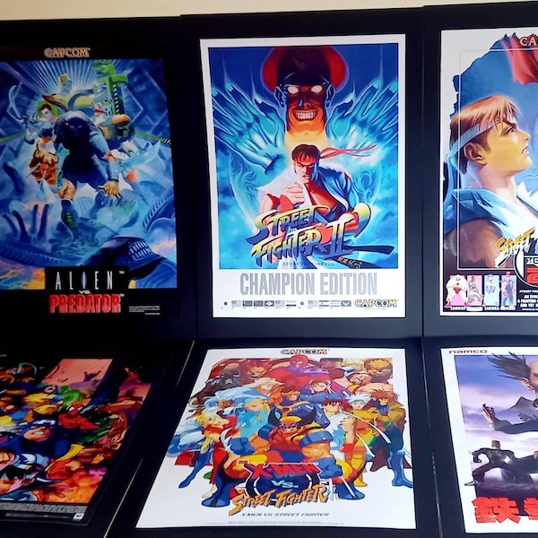 Marvel Vs. Capcom Arcade Game Poster B2 Size OFFSET - Etsy