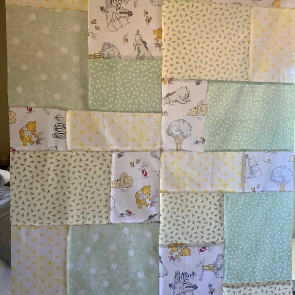 Baby Quilt Pattern, Fat Quarter Quilt Pattern, Big & Bold Baby Quilt ...