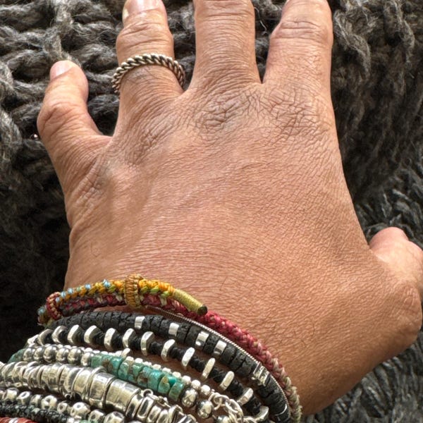 Beautiful Vintage Elephant Head Bangle, 925 Sterling Silver Tribal ...