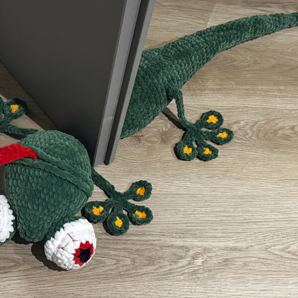 Lizard Crochet Door Stop Pattern: No-sew Amigurumi Home Decor, Easy ...